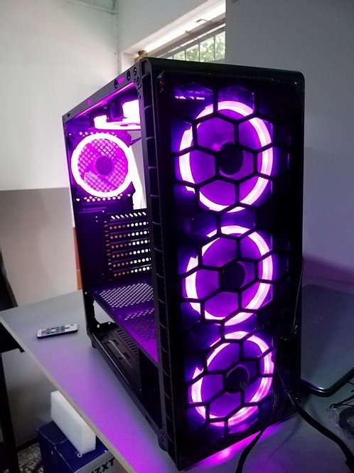 Gabinete Gamer Satellite K367 - Negro. Pagá seguro con Pagopar - Pagopar.com