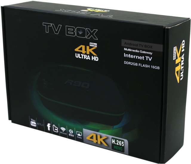 TV BOX R90 2GB DE RAM 16 DE MEMEORIA INTERNA EXTENDIBLE CON TARJETA SD ...