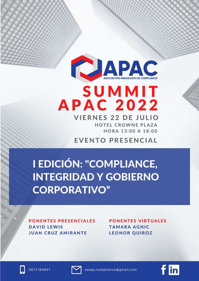 SUMMIT APAC 2022 - Virtual (exclusivo interior del País) Para no socios ...